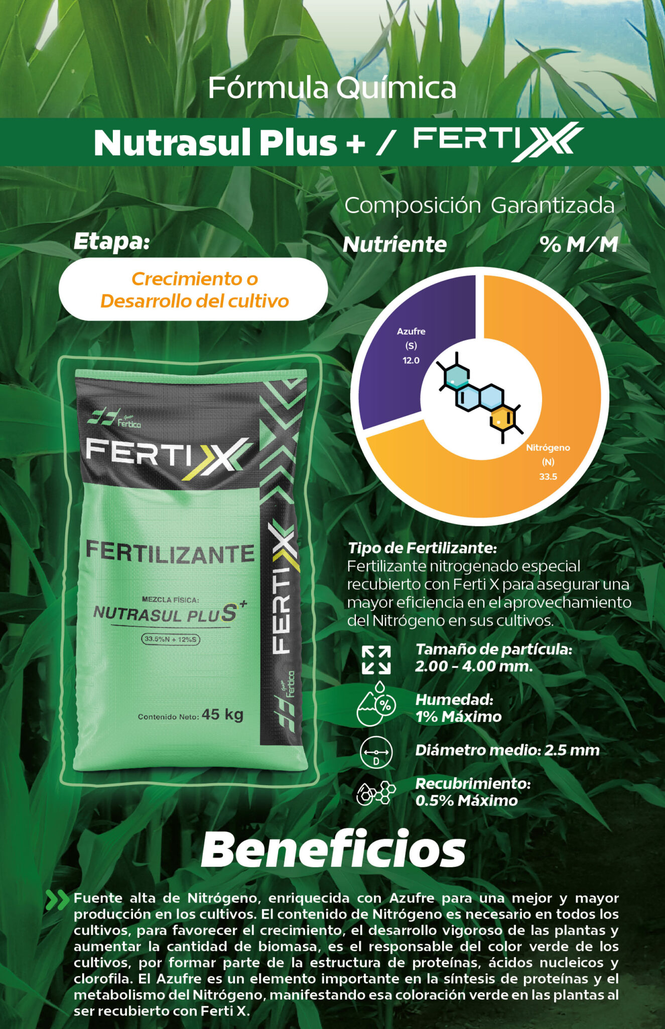 Nutrasul Plus con FertiX – Fertica